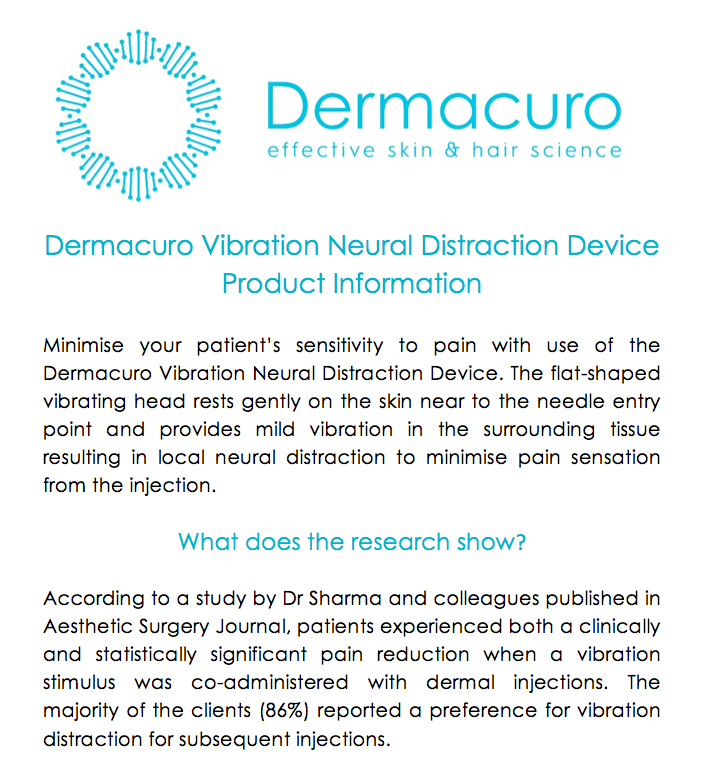 Pain Blocker Vibration Neural Distraction Device – dermacuro